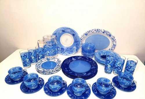 Набор посуды Luminarc Plenitude blue 45 предметов