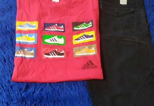 Футболка и джинсы Adidas originals vintage