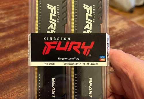 Новая оперативка Kingston 32GB (4*8) DDR4 3200MHz