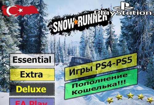 Подписка PS Plus Турция/Украина SnowRunner