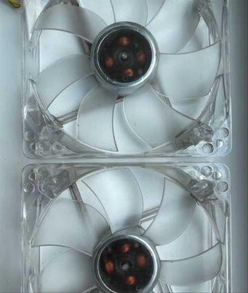 Вентиляторы thermaltake 120mm с подсветкой (2шт)