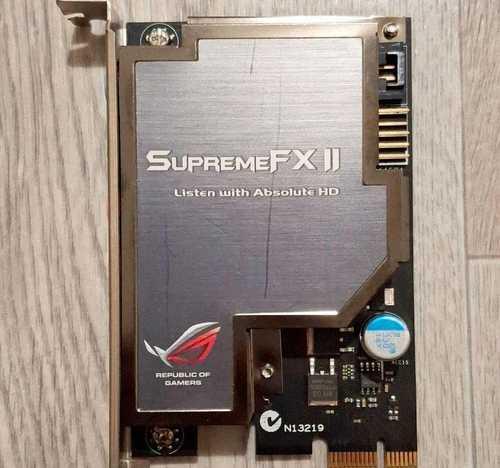 Звуковая карта asus rog supremeFX ii