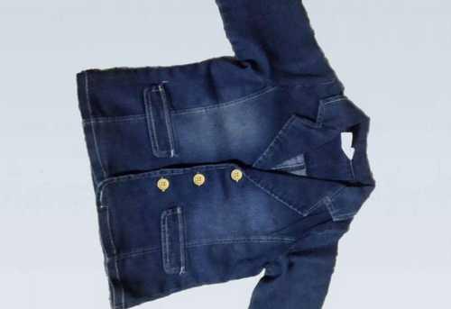 Детский джинсовый костюм для мальчика 90-92