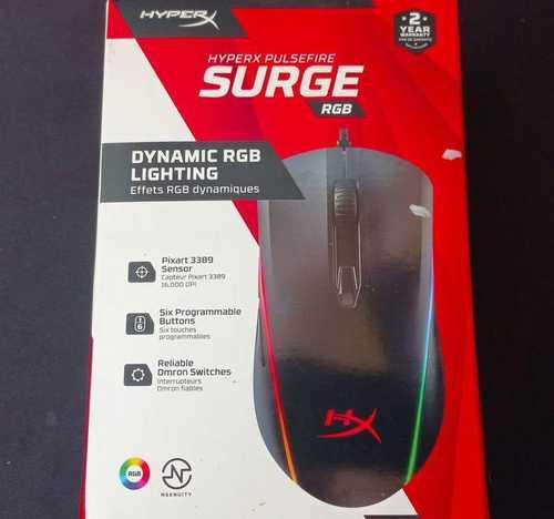 Мышь игровая HyperX Pulsefire Surge 4P5Q1AA