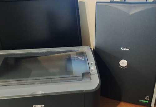 Лазерный принтер и планшетный сканер Canon