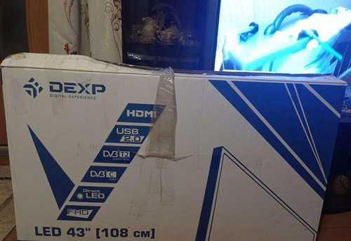 Телевизор на запчасти dexp