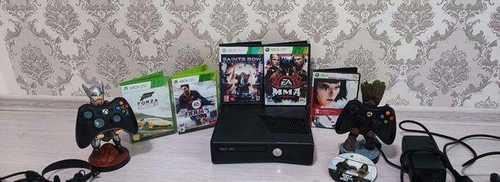 Xbox 360E /Прошитый/2 Геймпада+ Игры