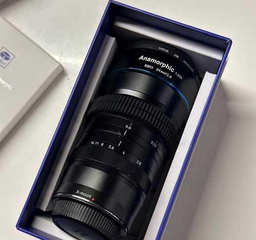 Объектив Sirui 24mm f/2.8 Anamorphic X-Mount