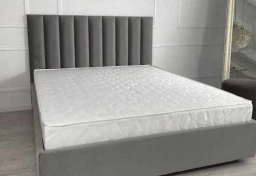 Кровать с мягким изголовьем 160 на 200