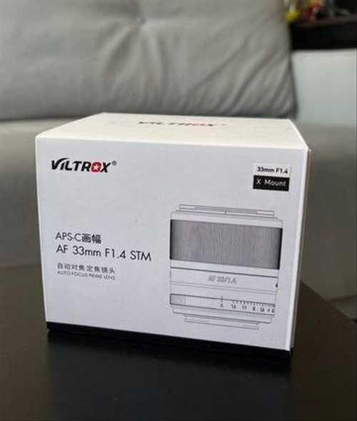 Объектив Viltrox AF 33mm f/1.4 Fujifilm X-mount