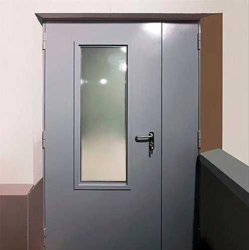 Двери тамбурные железные кхо