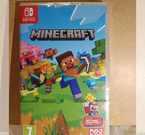 Minecraft nintendo switch картридж новый