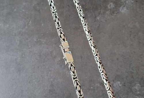 Серебряная цепь Лисий хвост 100грамм