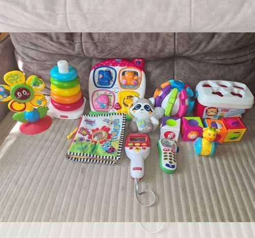 Развивающие игрушки chicco, fisher price