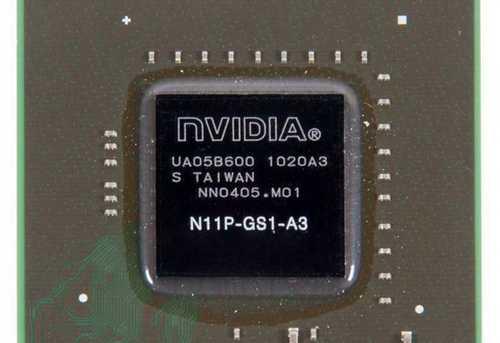 Видеочип nVidia GeForce G335M, с разбора N11P-GS1