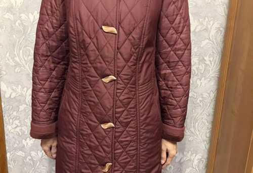 Пальто женское демисезонное размер 48