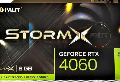 Новая RTX 4060 Palit StormX 8Gb