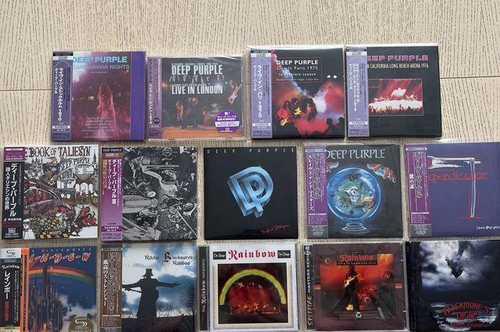 Deep Purple, Rainbow CD Japan, USA, Germany