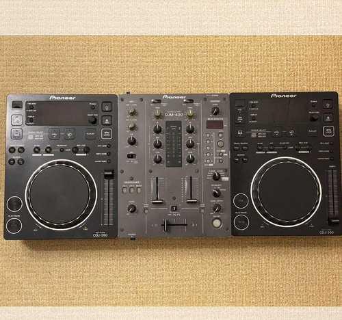 Pioneer cdj 350 djm 400