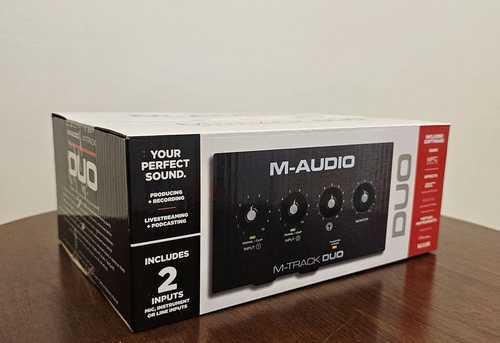 M-Track Duo M-Audio аудиоинтерфейс