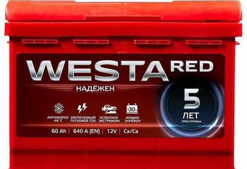 Аккумулятор 60 Westa Red