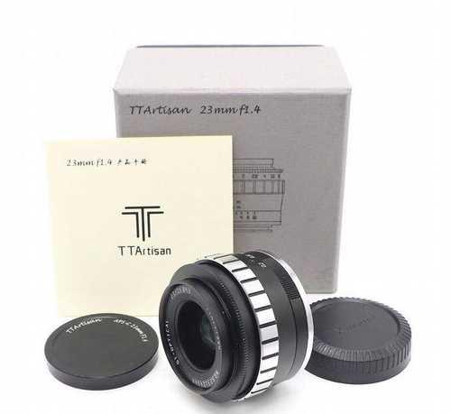TTArtisan 23mm f/1.4 Fujifilm X в коробке