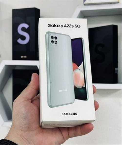 Samsung Galaxy A22s 5G 4/128 Новый, Ростест, Запеч