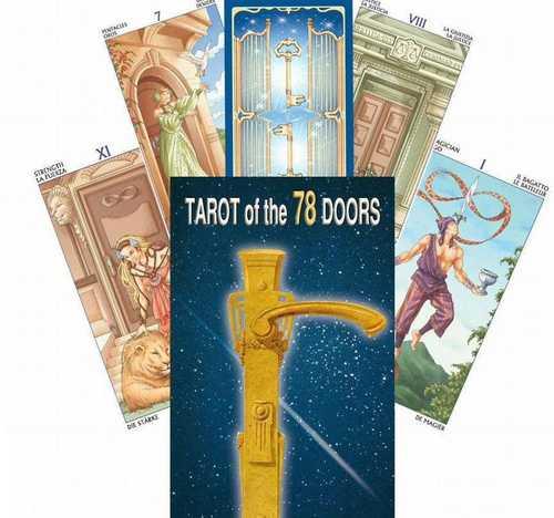 Таро Caratti/Platano Wheel of the Year и 78 Doors