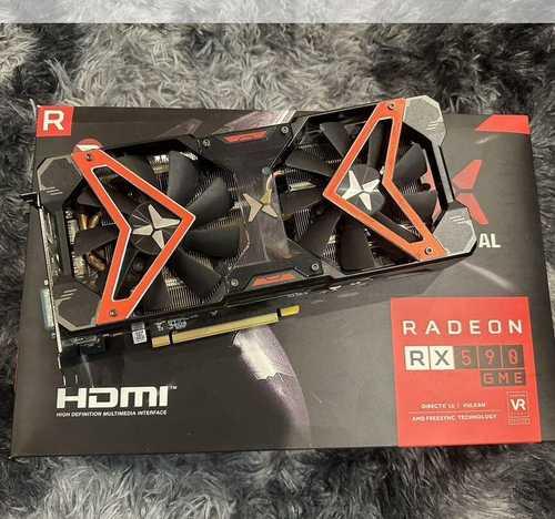 Видеокарта RX 590 8gb (Полный комплект)