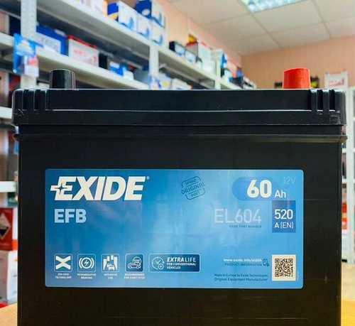 Аккумулятор Exide EFB 60 на Мазду CX c i-stop