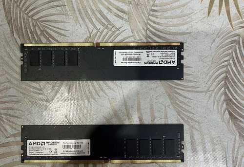 Оперативная память AMD 2400MHz 8gb ddr4