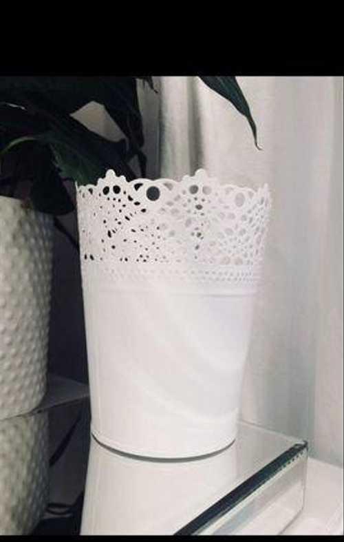Кашпо горшок для цветов IKEA ваза карандашница