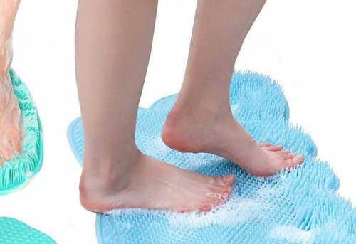 Силиконовые коврики для ног в душ ванную массажный