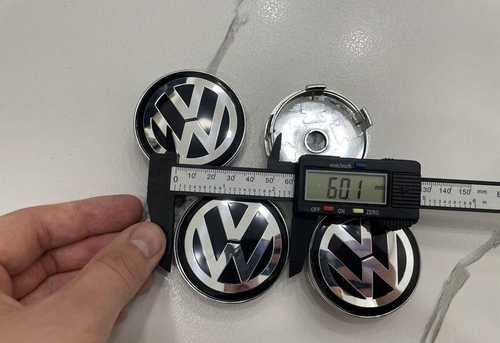 Колпачки на диски 4 шт Volkswagen VW 60 мм