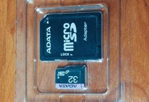 Карта памяти adata MicroSD