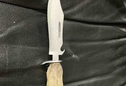 Нож охотника ручной работы трофей