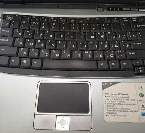 Ноутбук Acer Travelmate 2490