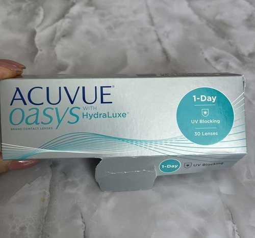 Контактные линзы Acuvue oasys 1-day -5 30шт