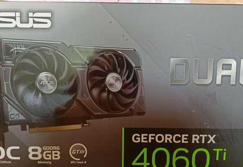 Видеокарта Asus dual-rtx4060ti-o8g