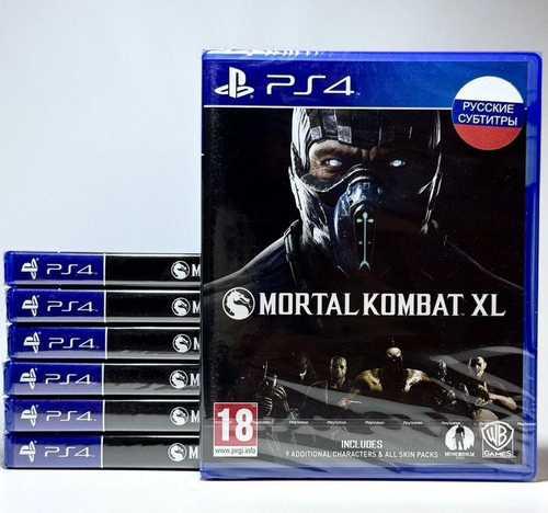 Диск Mortal Kombat XL PS4