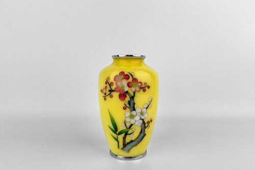 Старинная ваза, Япония, эмаль, 1950-1960 гг