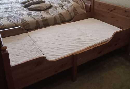 Детская раздвижная кровать IKEA