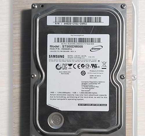 Жесткий диск hdd 500Gb 1Tb