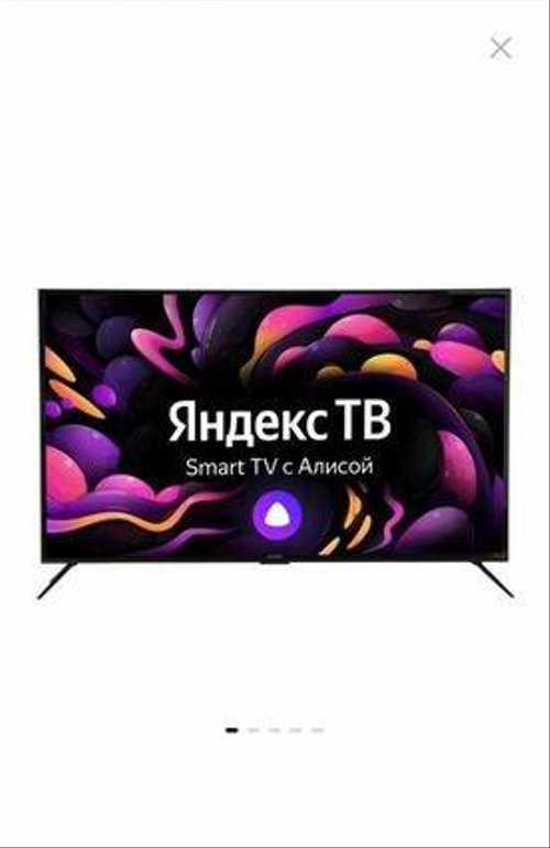 Телевизор 55" (127см) 4К UltraHD,HDR,smart, новый