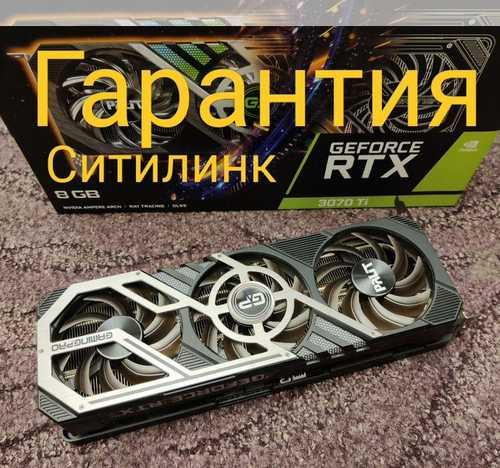 Palit RTX 3070 Ti 8gb на гарантии Ситилинк