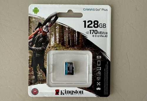 Карта памяти Kingston 128GB Canvas GO Plus 170R