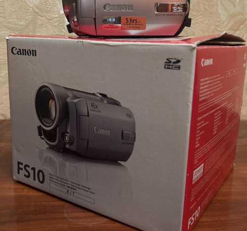 Видеокамера canon legria fs10e