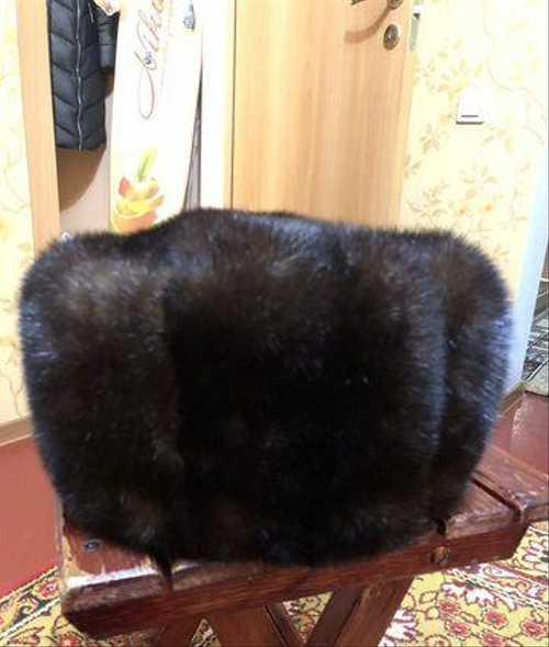 Норковая шапка мужская 59 60