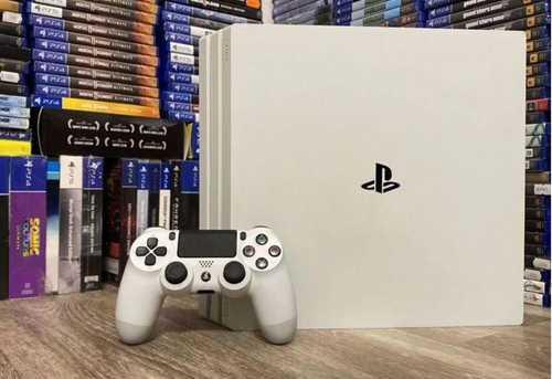 PS4 Pro 1TB 3 ревизия / как новая / с играми