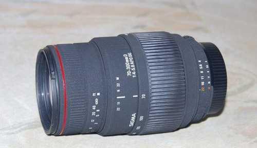 Объектив Sigma 70-300 мм для Nikon продаю